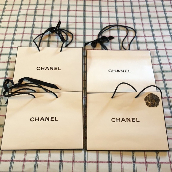 CHANEL | Makeup | Chanel 4 Shopping Bags | Poshmark